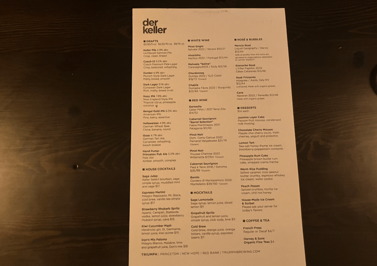 New “Triumph Brewing Company” Open At Last In Palmer Square In ...